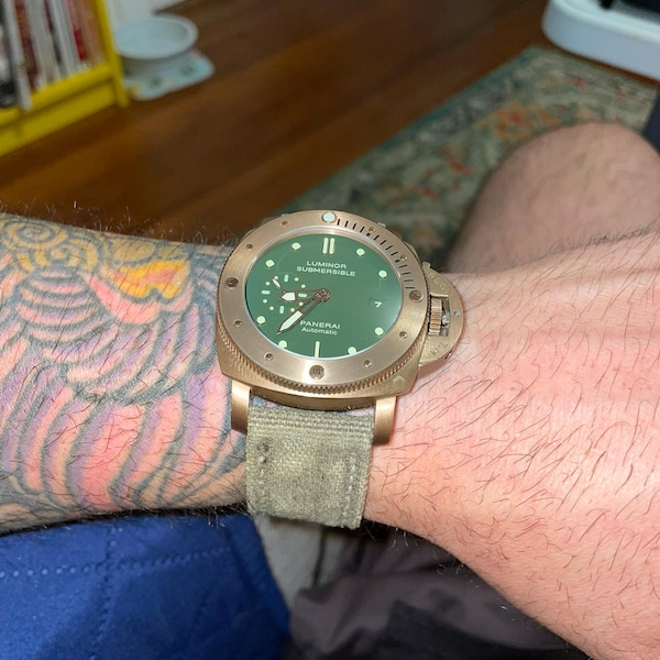 Canvas Watch Strap,distressed Double Rolled Washed Canvas Watch Strap ...