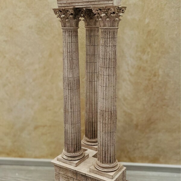 Greek Columns Set Сorinthian Order Column Doric Order Column Ionic ...