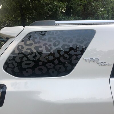 Fits 2010-2022 Toyota 4runner Leopard Cheetah Print 3rd Rear Window ...