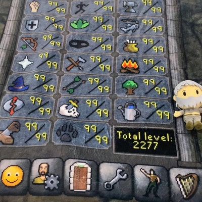 Custom Osrs Plush Blanket Runescape World Map Soft Cozy - Etsy