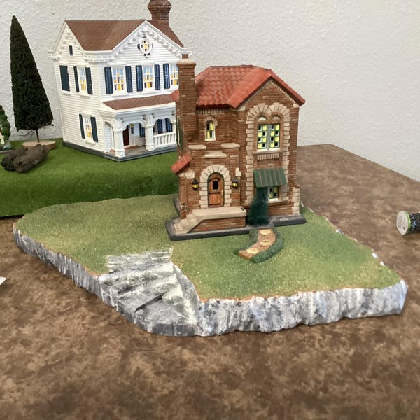 HALLOWEEN Fall Village Display Platform for Lemax / Department 56 ...