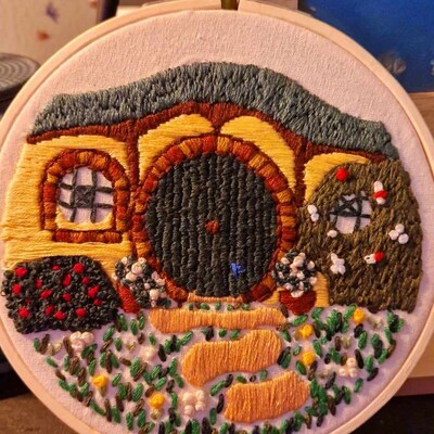 Embroidery Pattern Hand Embroidery Pattern Hobbit Embroidery Shire Lord ...