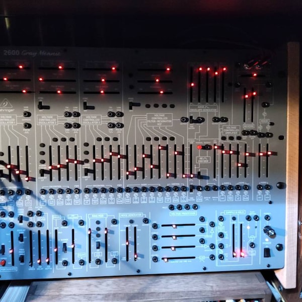 Behringer 2600 Stand / 8u Desktop Synth Rack / Solid Oak Stand for ...