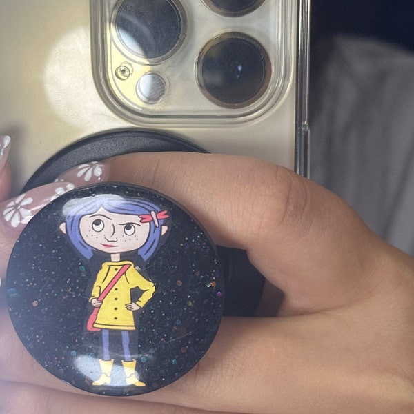Coraline/ Badge Reel / Phone Grip - Etsy