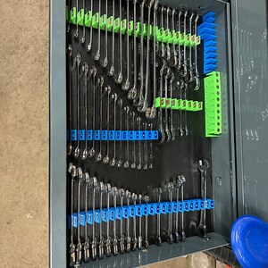 Modular Tool Box Wrench Organizer multiple Colors Available - Etsy