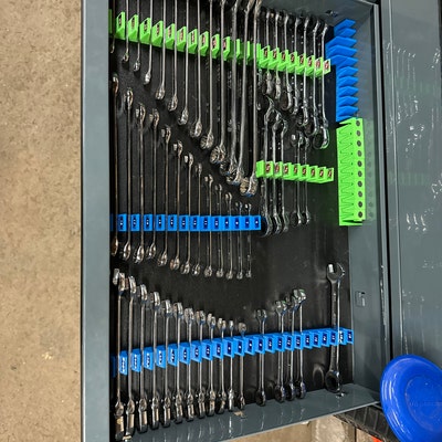 Modular Tool Box Wrench Organizer multiple Colors Available - Etsy