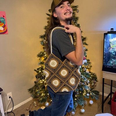 Hannah Tote Bag Pattern PDF Digital Download Granny Square Crochet Bag ...