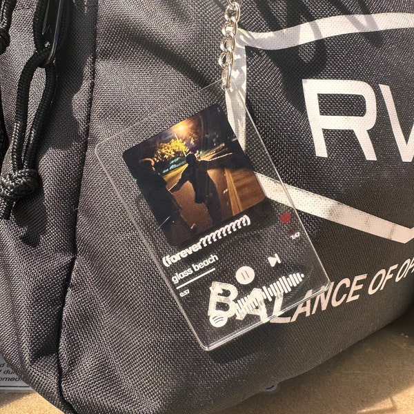 Custom Keychain for Music Lovers, Personalized Acrylic Keychain Custom ...