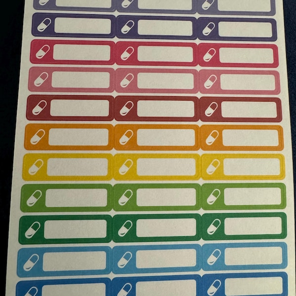 FILL IN BLANK Schedule Label Planner Sticker for Planner or Calendar - Etsy