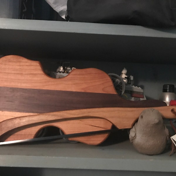 Fiddle Cutting Board: Handmade Cherry & Walnut Cheese or Charcuterie ...