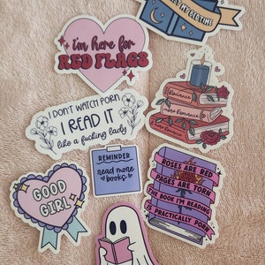 Good Girl Award Sticker Reading Romance Bookish Merch Kindle Sticker ...