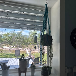 Rustic Macrame Wall Art Painting of Macrame Beach and Sun on - Etsy