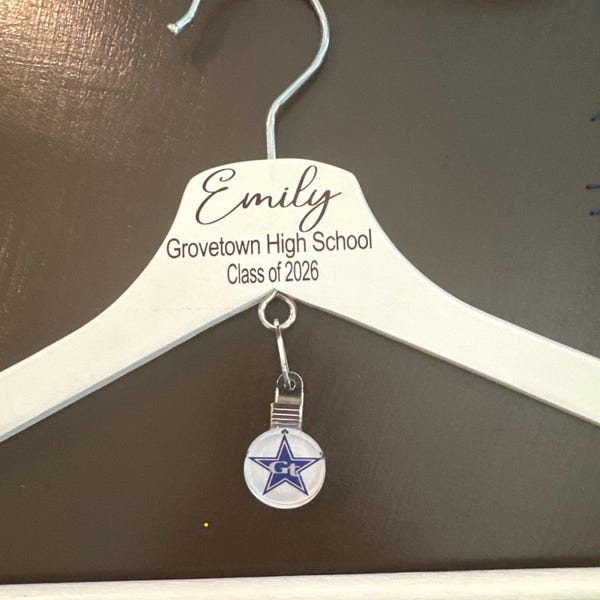 Custom Engraved Wooden Hanger, Graduation, Clothing Hanger, Cap Hanger ...