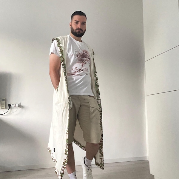 Tribal Kimono for Men, Harem Pants Men & Festival Clothing, Boho ...