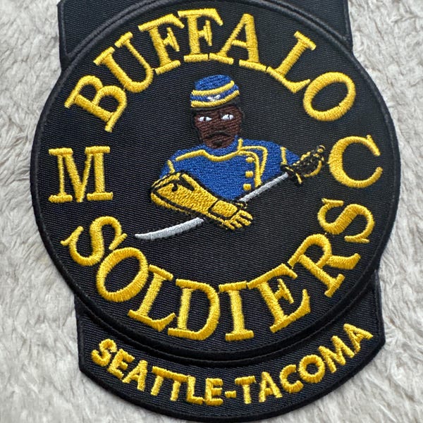 BUFFALO SOLDIERS 9th & 10th Insignia Patches - Set of 2 - or Individual ...
