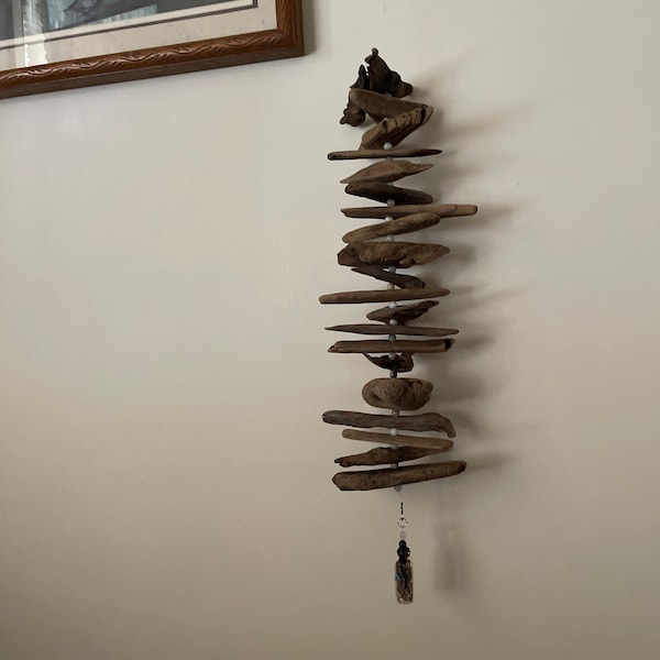 Plant Terrarium 25 Inch Valhalla Ladder/ Cream Wood Beads / V-0130 ...