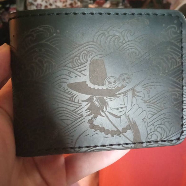 Anime Wallet, Japanese Manga Wallet, Personalized Leather Wallet Pirate ...