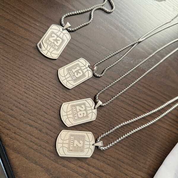 Personalized Engraved Number Keychain, Custom Sport Number Keyring With ...