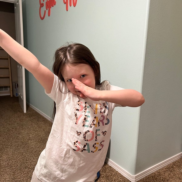 Birthday Girl Shirt, Hello 7 Tee, Girls 7th Birthday Shirt, Leopard ...