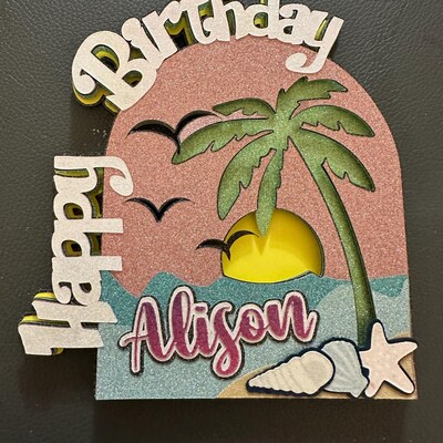 Boho Shaker Cake Topper Svg, Studio and Pdf. Great for Cricut ...