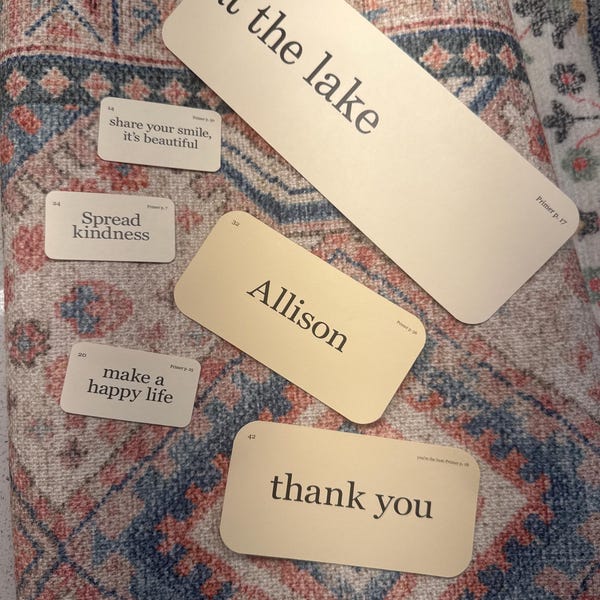 XL 4th of July/stars & Stripes Flash Cards - Set of 2 - Patriotic ...