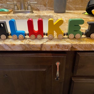 Build Your Own Train With Our Neutral Pink Train. Personalized Wooden ...