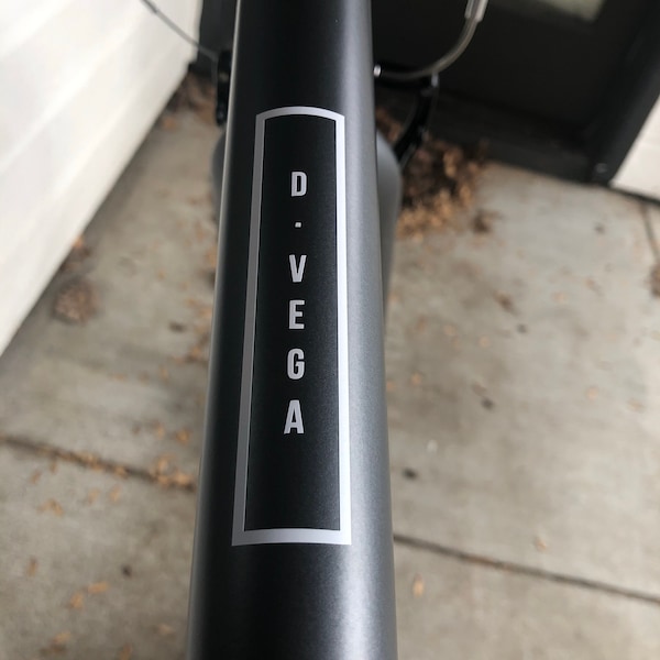 Custom Bike Frame Decals - Bike Frame Decals - Custom Decals - Custom ...