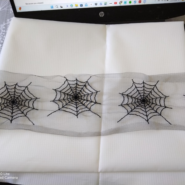 Simple and Versatile Spider Web Machine Embroidery Design in Five Sizes ...