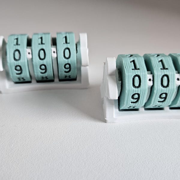 Compact Point Counter - 3 Wheels - for Board Games, Role Playing Games ...