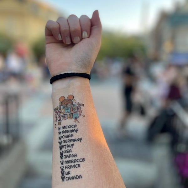 Drinking Around the World Tattoo-food & Wine Festival 2025 -epcot World ...