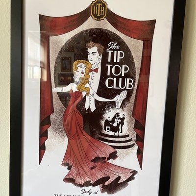 Tower of Terror Poster the Hollywood Tower Hotel the Tip Top Club ...