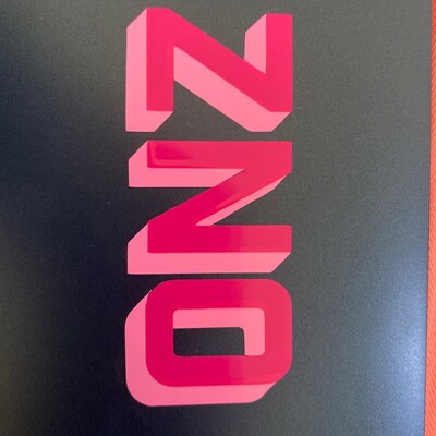 Shadow Monogram Decal 3 Initial Personalized Gift Idea, Monogram ...