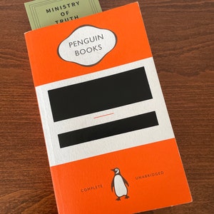 George Orwell's 1984 Bookmark Winston Smith's Employee ID - Etsy