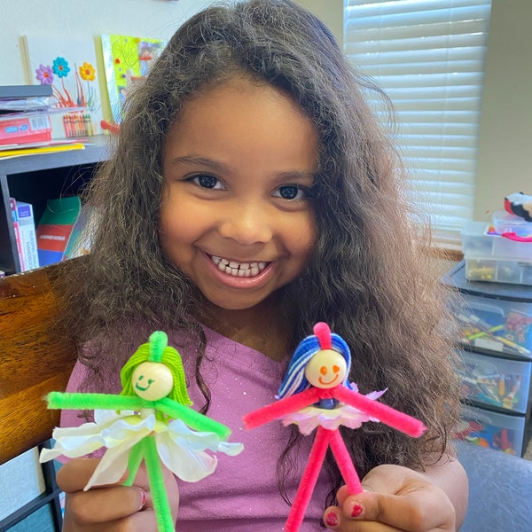Fairy Kit (3 Fairies),fairy Dolls,diy Fairy,kids Craft Kit,kids Crafts ...