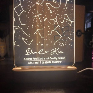 Custom Night Light Personalized Night Light Custom Name Night Light ...