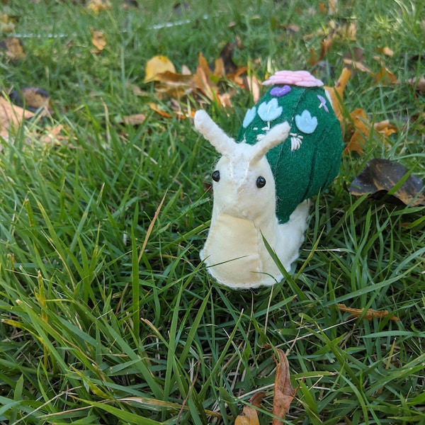 DIY Snail Plush Sewing Pattern & SVG Cut Files, Hand Stitching and ...