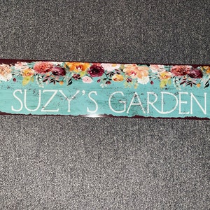 Let It Grow Metal Garden Sign Custom Garden Gate Sign Gardener Friend ...