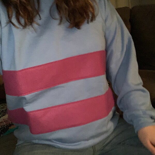 Frisk Shirt, Undertale Shirt, Frisk Sweatshirt, Costume, Cosplay Shirt ...