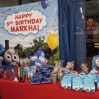 Thomas Tank Engine Childrens Party Box Gift Bag Favour - Etsy