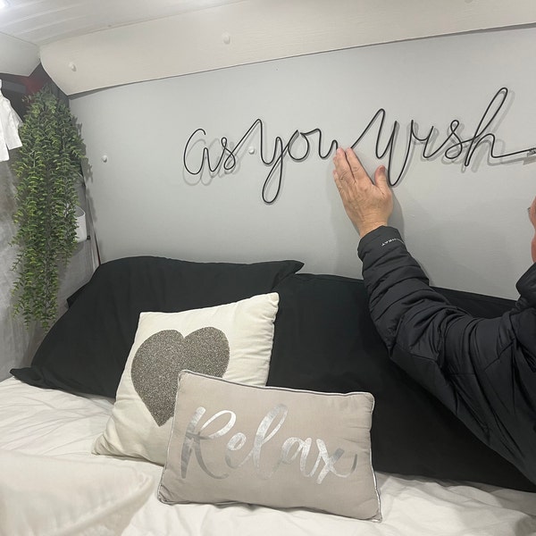 Wire Word Family. Wire Words. Wire Script Words. Wire Word Art. Hanging ...