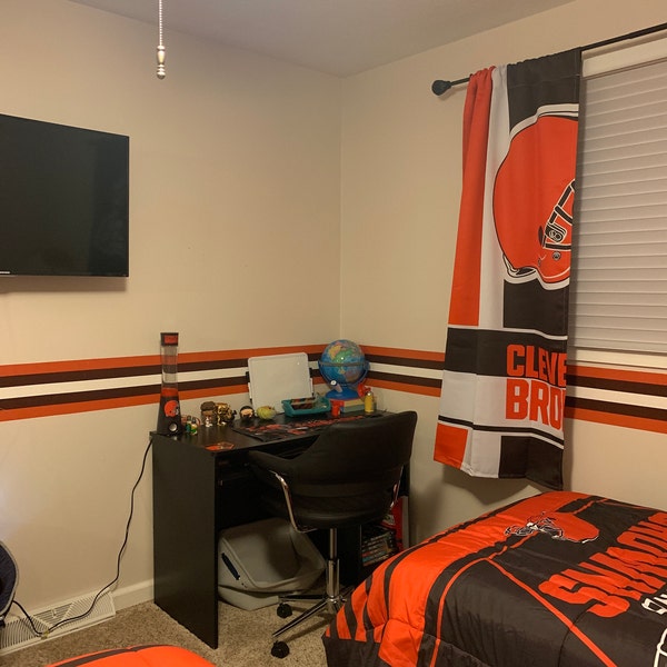 Cleveland Browns Custom Wallpaper Border - Etsy