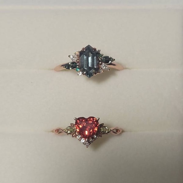 Art Deco Akoya Pearl&opal Engagement Ring Vintage Solid Gold Diamond ...
