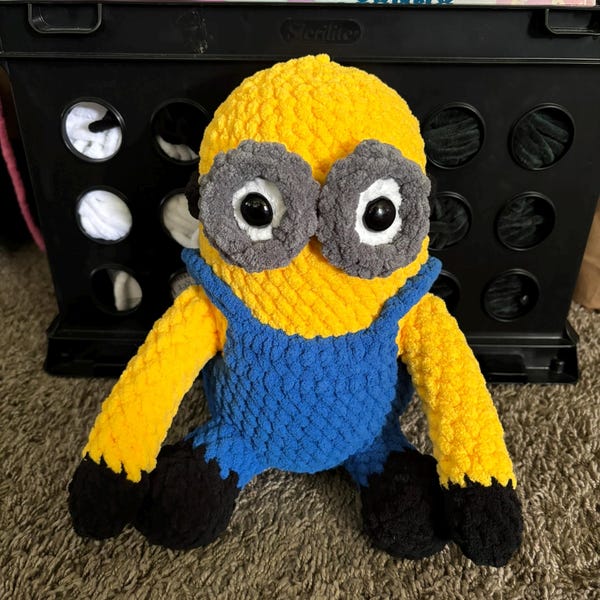 Kevin - Cuddle Size - Minion Crochet Pattern Pdf -plush - AMIGURUMI ...