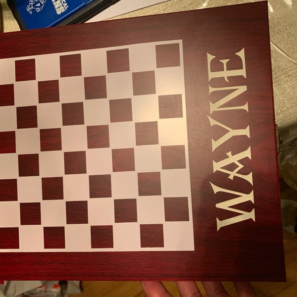Personalized Chess Set Including Engraved Case With Monogram or Name ...