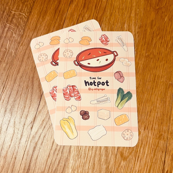 Hotpot Assembly Sticker Sheet | Matte Vinyl Weatherproof | Asian ...