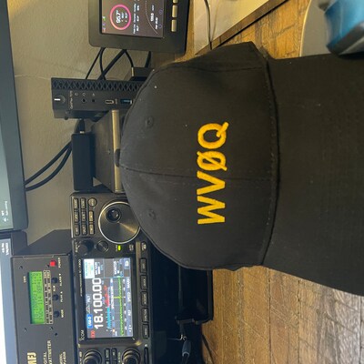 Embroidered Amateur Radio Call Sign Hat / Custom Callsign Ham Radio Cap ...