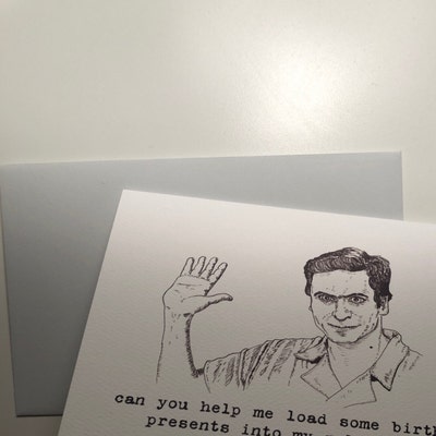 Ted Bundy Birthday Card - Etsy