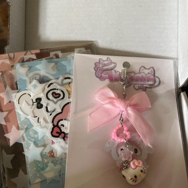 Toro and Kuro Phone Charm Straps Keychain Doko Demo Issyo Handmade - Etsy