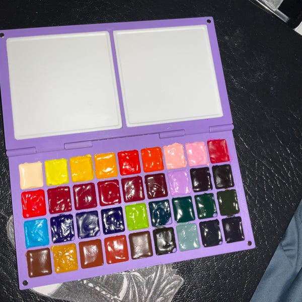 Mini Watercolor Palette, Compact, Portable Watercolour Paint Set ...