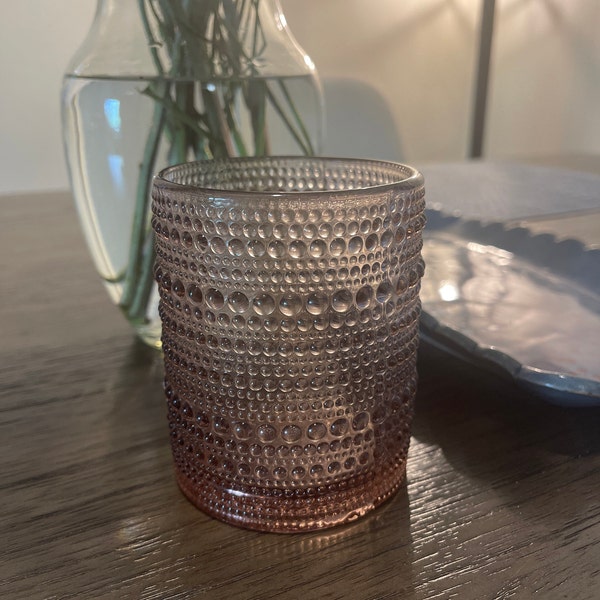 Diamond Goblet Glasses Pink set of 4 - Etsy